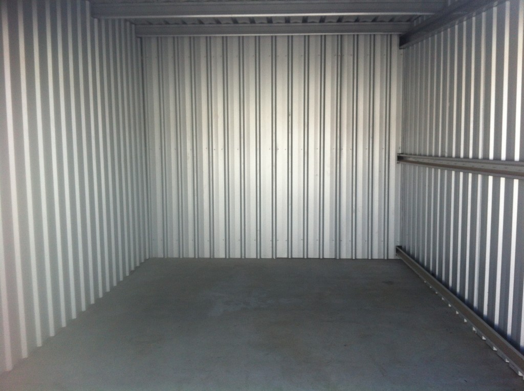 The inside of our sheds - Towers Mini Storage